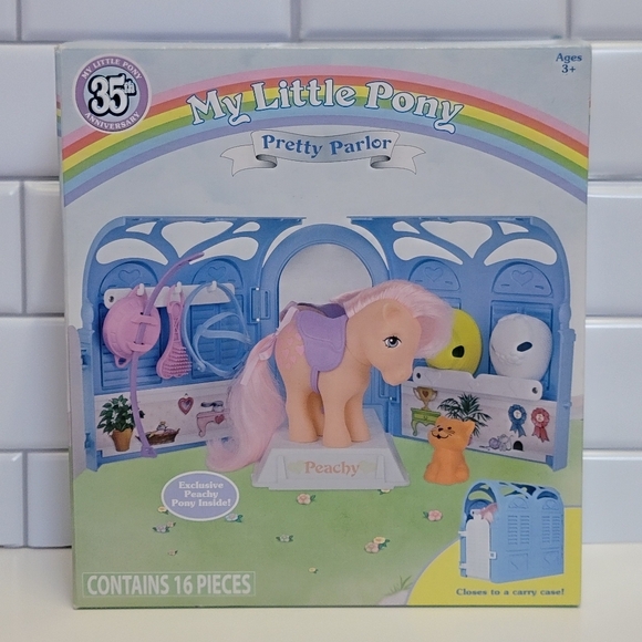 Hasbro | Toys | My Little Pony Pretty Parlor Peachy 35th Anniversary 6 ...